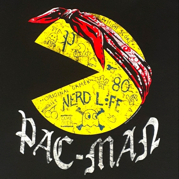 Shirts | 2 Pac Man Video Game Shirt Tee Pacman Rap Hip Hop Tupac | Poshmark